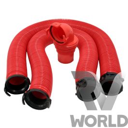 3" Waste Dump Hose with EZ Coupler - 6m - Shop RV World NZ