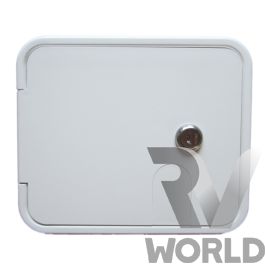 Lockable Power Cable Door. 193mm X 165mm - Shop RV World NZ